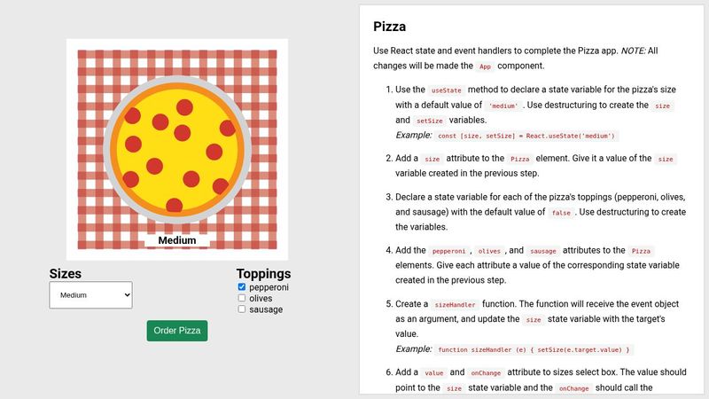 Pizza (React)
