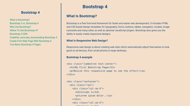 Bootstap 4