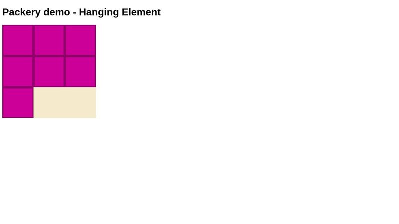 Packery - Draggabilly