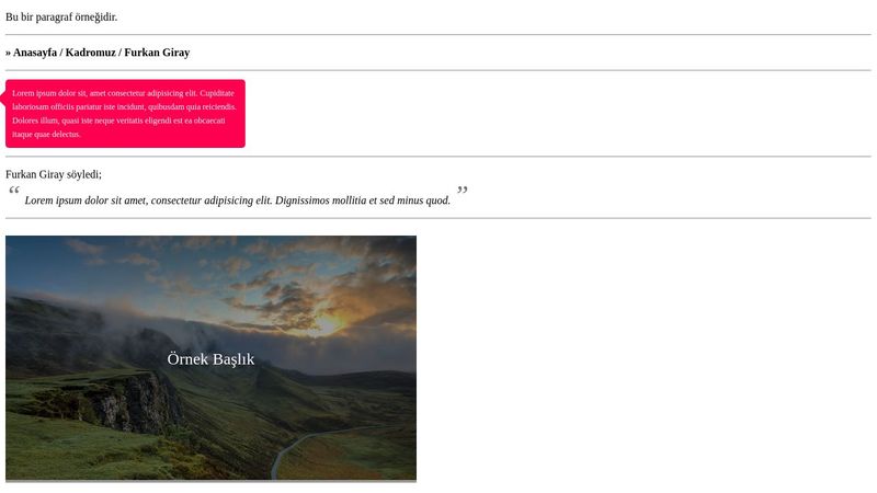 CSS ::before, ::after Örnekleri
