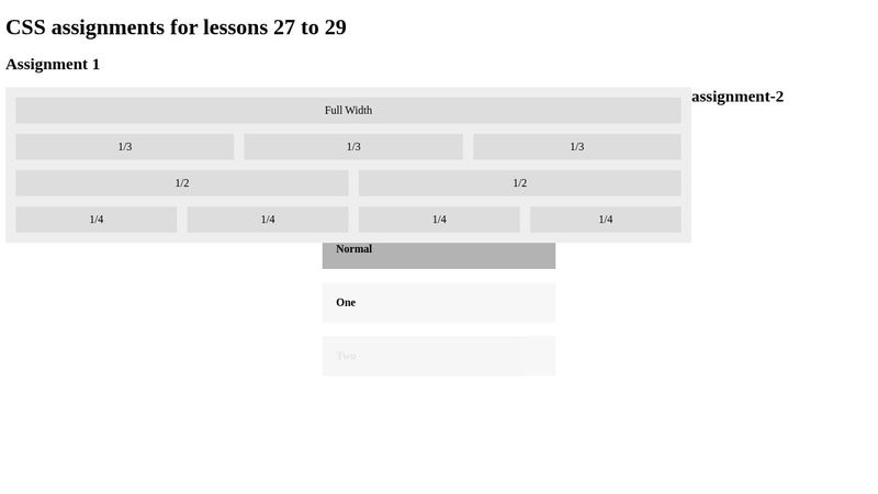 Lessons 27 to 29- CSS 2021 Elzero