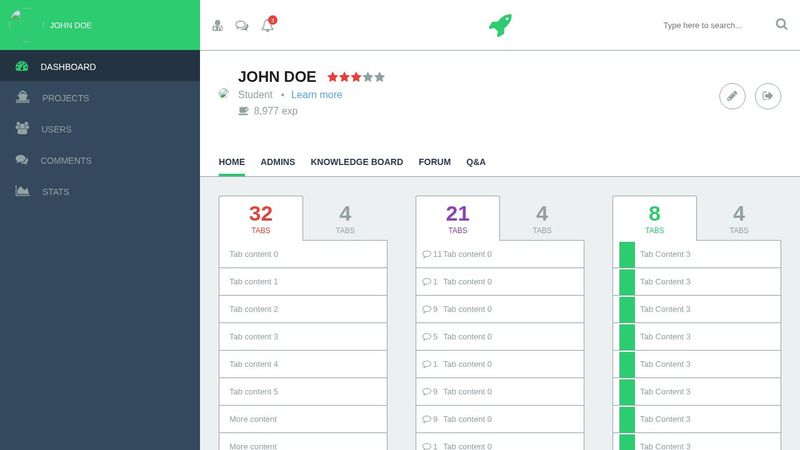 Admin Dashboard UI #2
