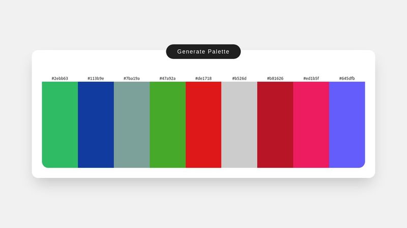 Color Palette Generator
