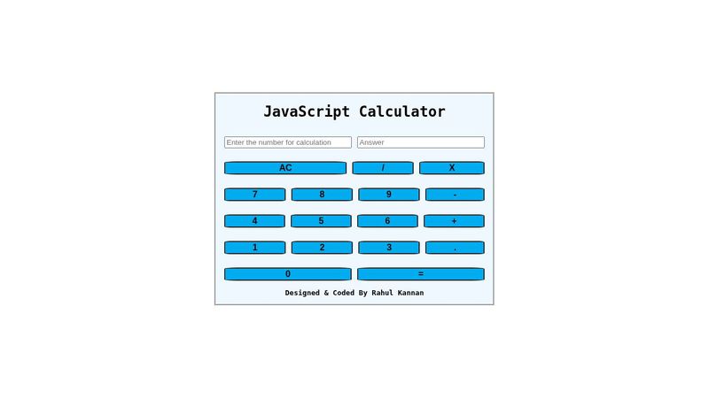 JS Calculator