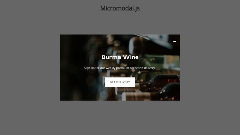 Micromodal.js
