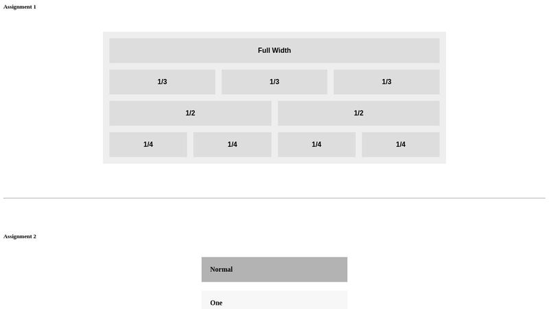 CSS Assignment (Float, Opacity)