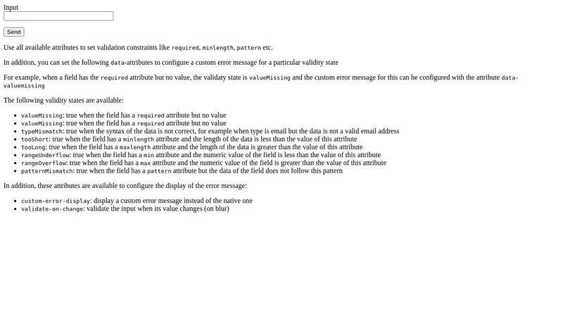 Extend native element with a mixin