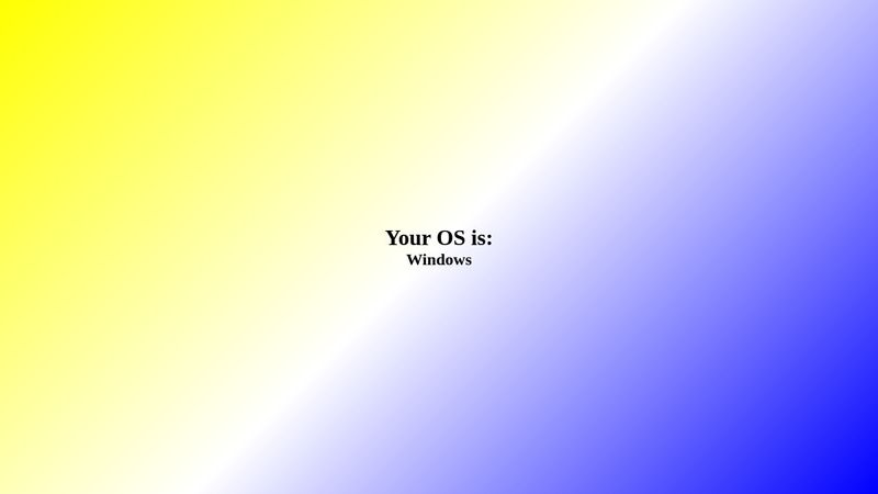 Detect Macos Ios Windows Android And Linux Os With Js