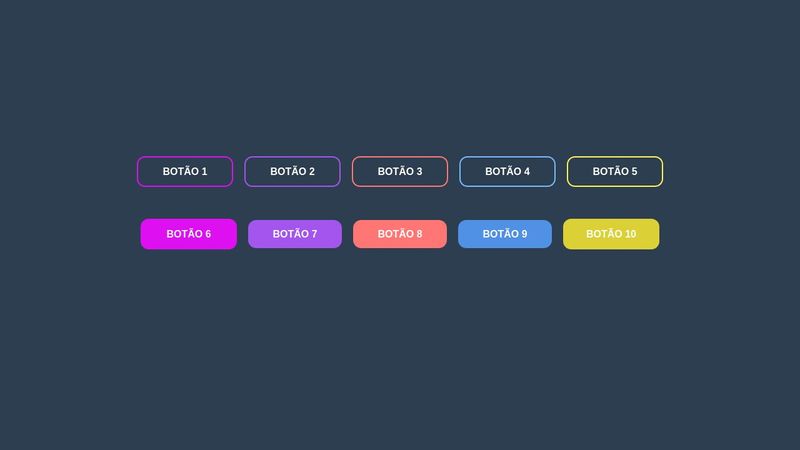 Botão css animação