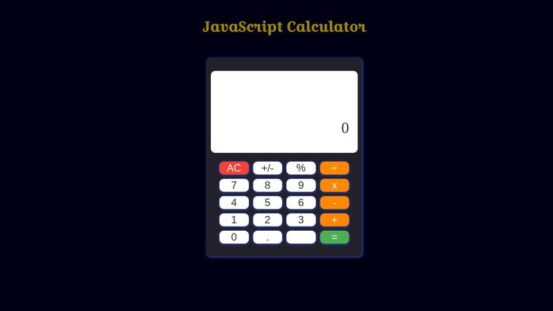 Calculator JS App