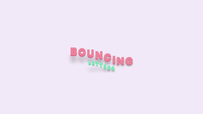 Pure CSS Bouncing Text