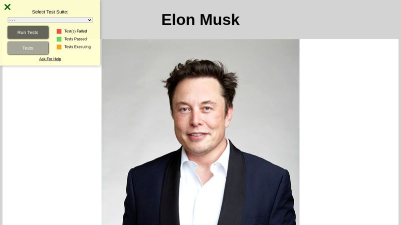 Tribute page Elon Musk Fcc