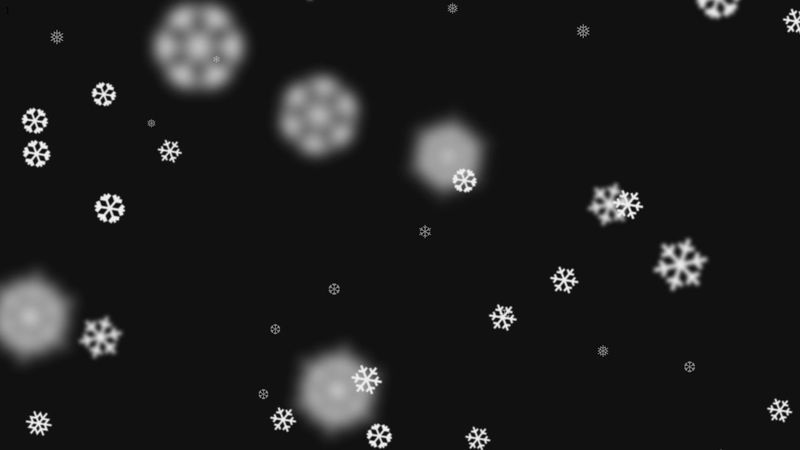 CSS3 Snow