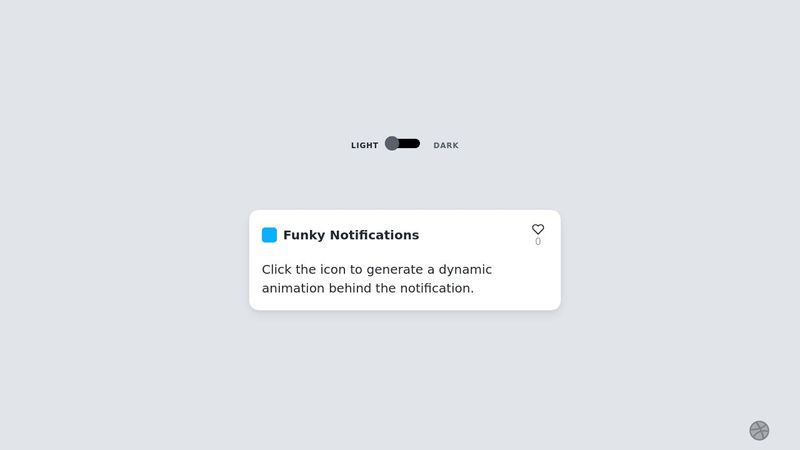 Funky Notifications in HTML, CSS, JS