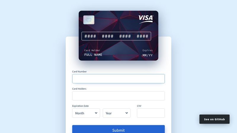 [copy]CodePen Home Credit Card Form - VueJs