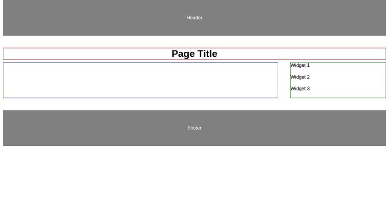 CSS Stackoverflow Site Layout