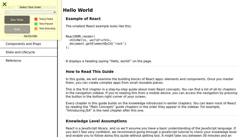 freeCodeCamp Project - Technical Documentation Page