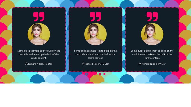 Bootstrap 4 Slick Responsive Testimonial Slider