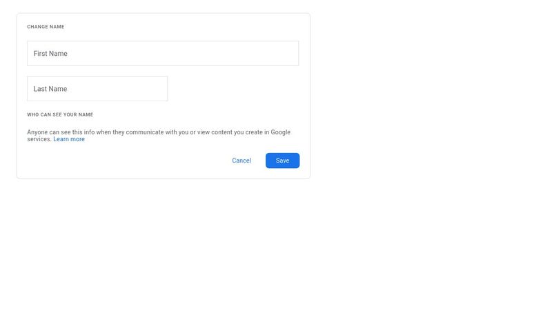 Simple Google Form Example