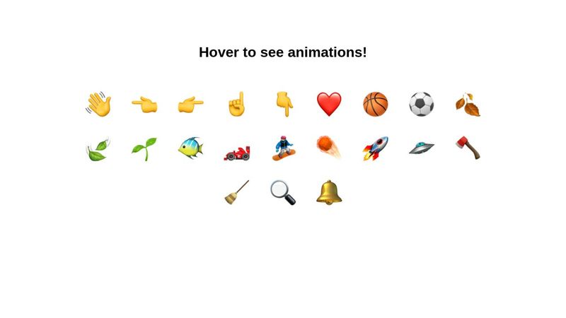 Emoji CSS Animations