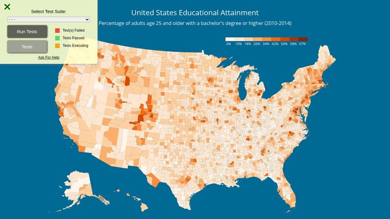 React & D3 Choropleth Map