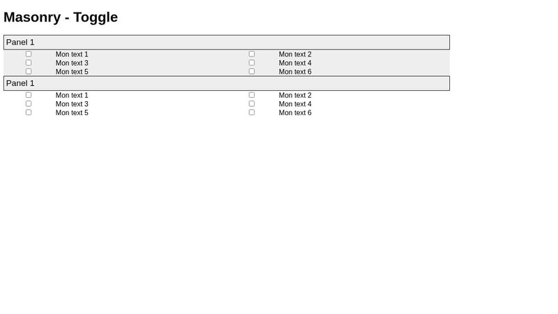 Masonry - layoutComplete