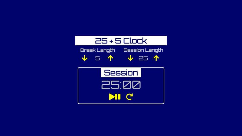 25 + 5 Clock [React]