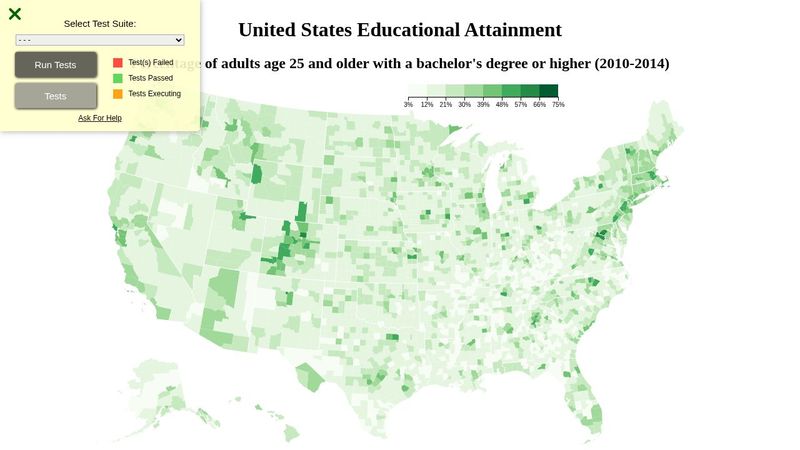 visualize data with a choropleth map