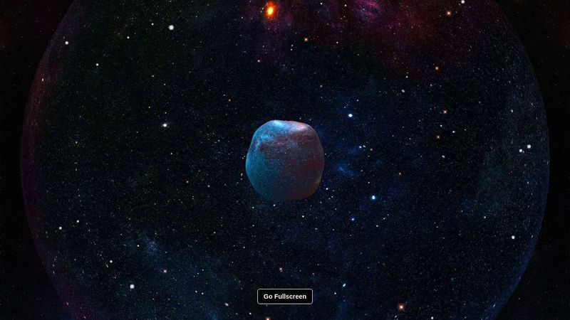 Space globe - Three.js