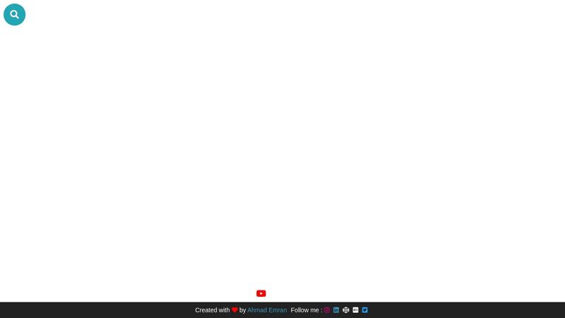 Awesome Search Box - Using Only HTML & CSS