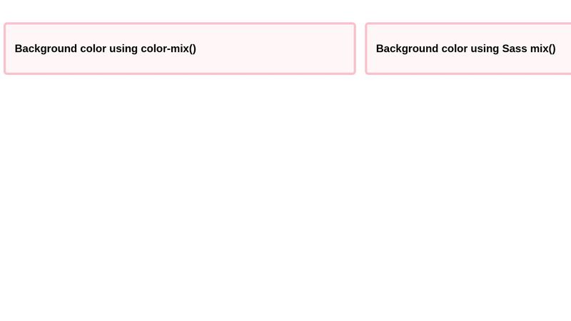 color functions in CSS and Sass