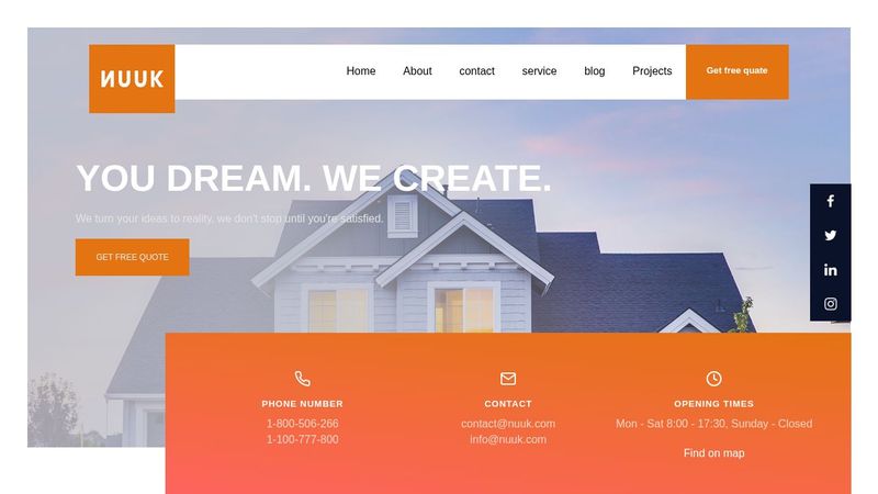 nuuk home page by manishduhan