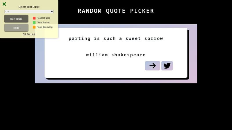 random Quote Machine