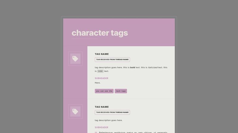 character tags (final)
