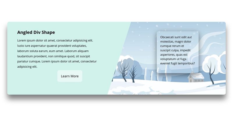 Angled Div Shape