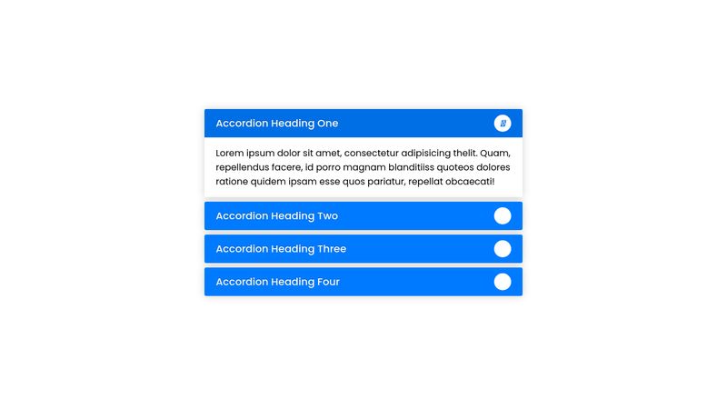 Responsive Accordion Menu Using Only Html And Css