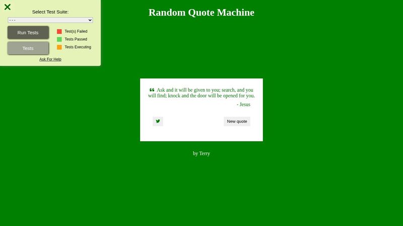 Random Quote Machine