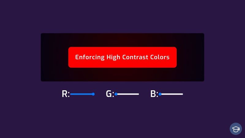 Modern CSS #249：Enforcing High Contrast Colors(JavaScript)