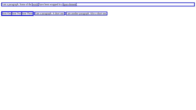 Inline display types