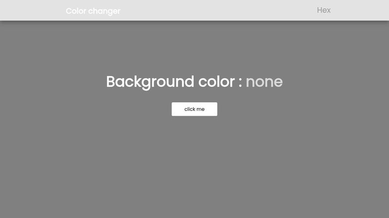 Background color changer