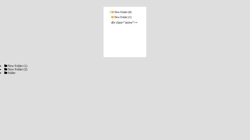 Folder Explorer - Tree View