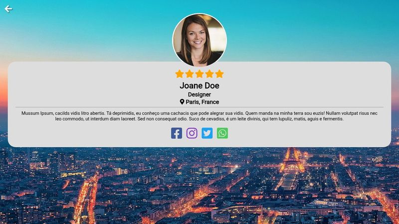 Responsive Profile Card with Rating (HTML & CSS Only)