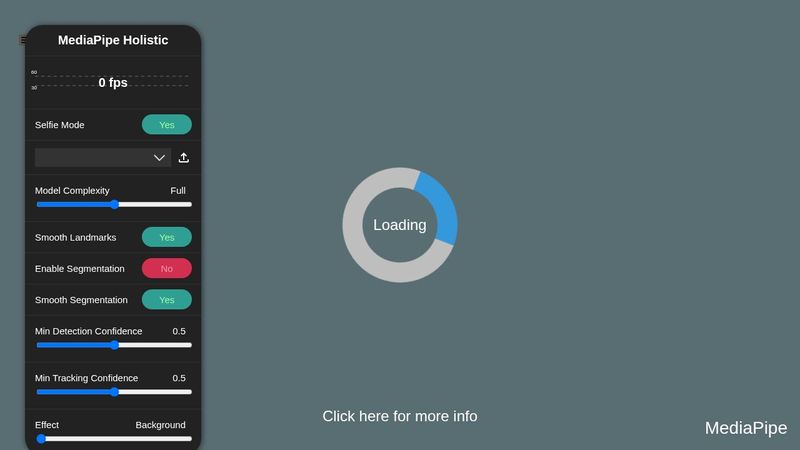 MediaPipe - Holistic
