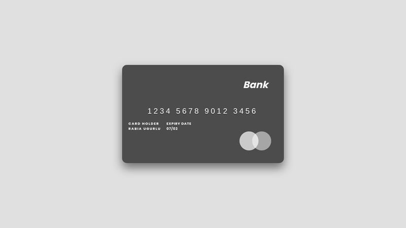 Glassmorphism 3D Credit Card UI | PURE CSS Glassmorphism Tutorial