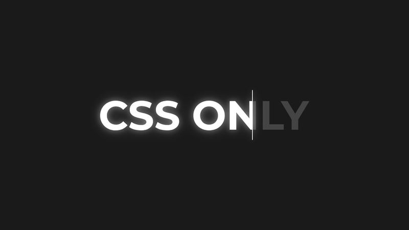 Text Overlay CSS ONLY