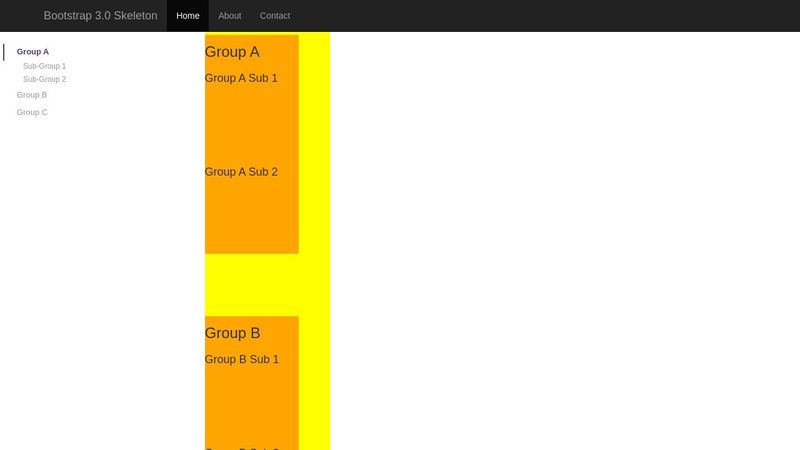 BS3 sidebar (JSfiddle)