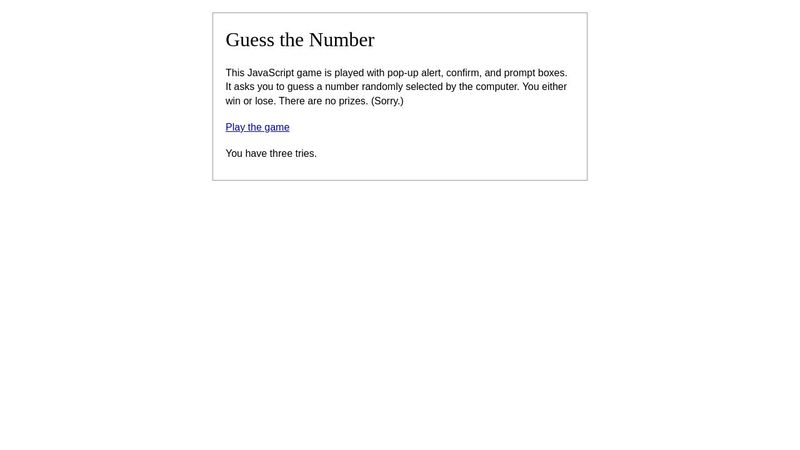 JavaScript beginner exercise