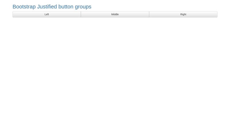 Bootstrap Justified button groups - SPLessons