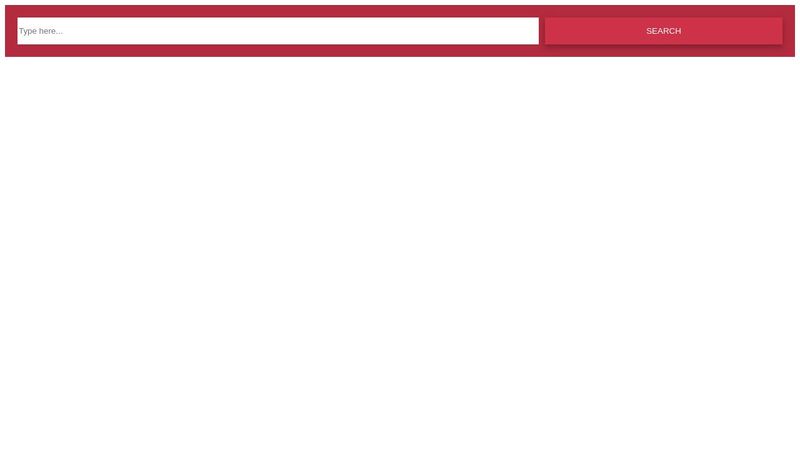 Responsive Search Bar