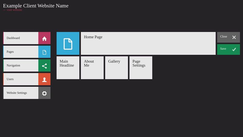 Responsive Admin Panel